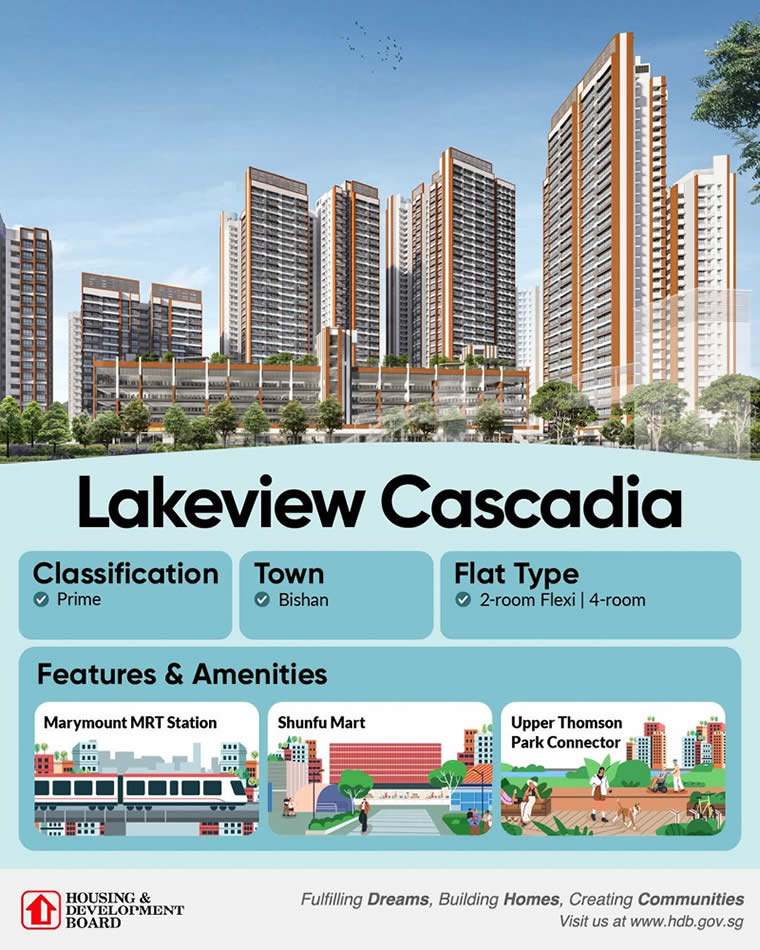 HDB Launches 6,952 Flats Across 7 Projects in June 2026 BTO Sales ...