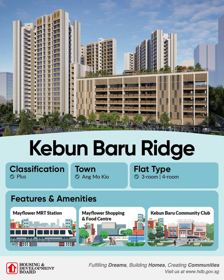 HDB Launches 6,952 Flats Across 7 Projects in June 2026 BTO Sales ...