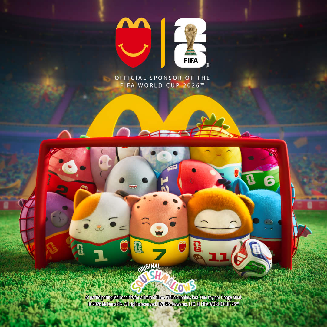 McDonald’s Singapore FIFA World Cup 26™ Squishmallows™ Happy Meal Toys ...