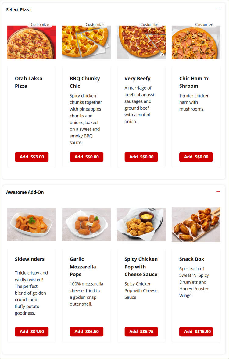 Pizza Hut S’pore $10 Large Pizza Takeaway Deal on 16, 17, 23 & 24 Jun 2026
